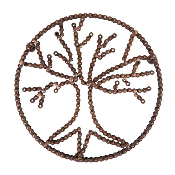Tree of Life Bike Chain Trivet - fairisleshop