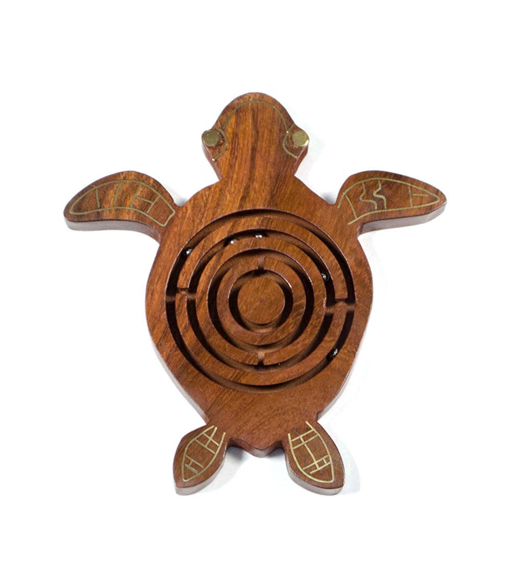 Wooden Labyrinth - Sea Turtle - fairisleshop