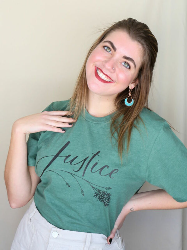 Justice Tee - Short Sleeve Organic Cotton (IS) - fairisleshop